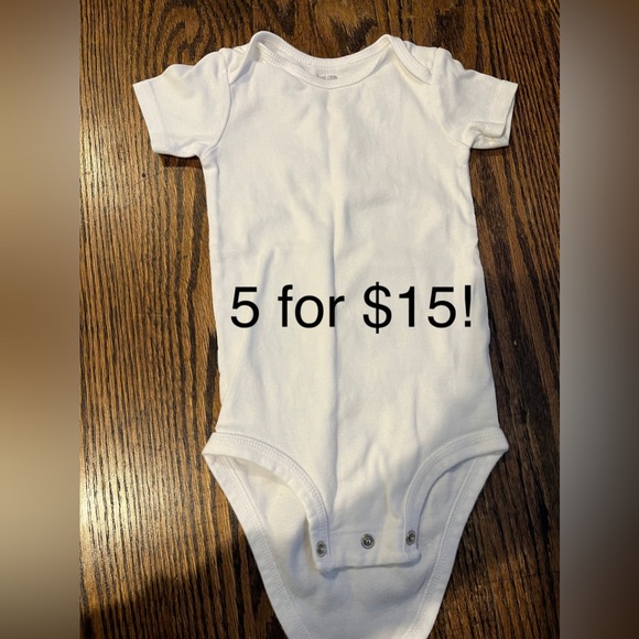One Pieces | 24mo Plain White Onesie Short Sleeve | Poshmark